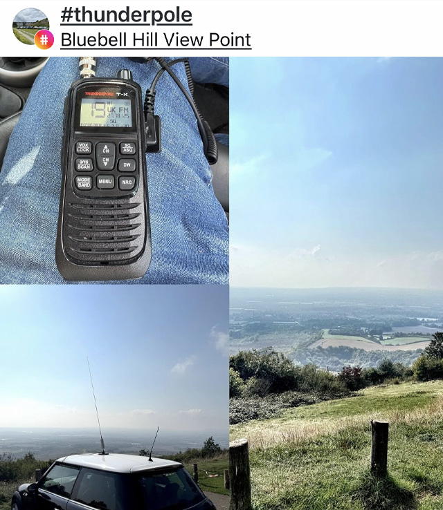 Thunderpole T-X | Handheld CB Radio | THUNDERPOLE